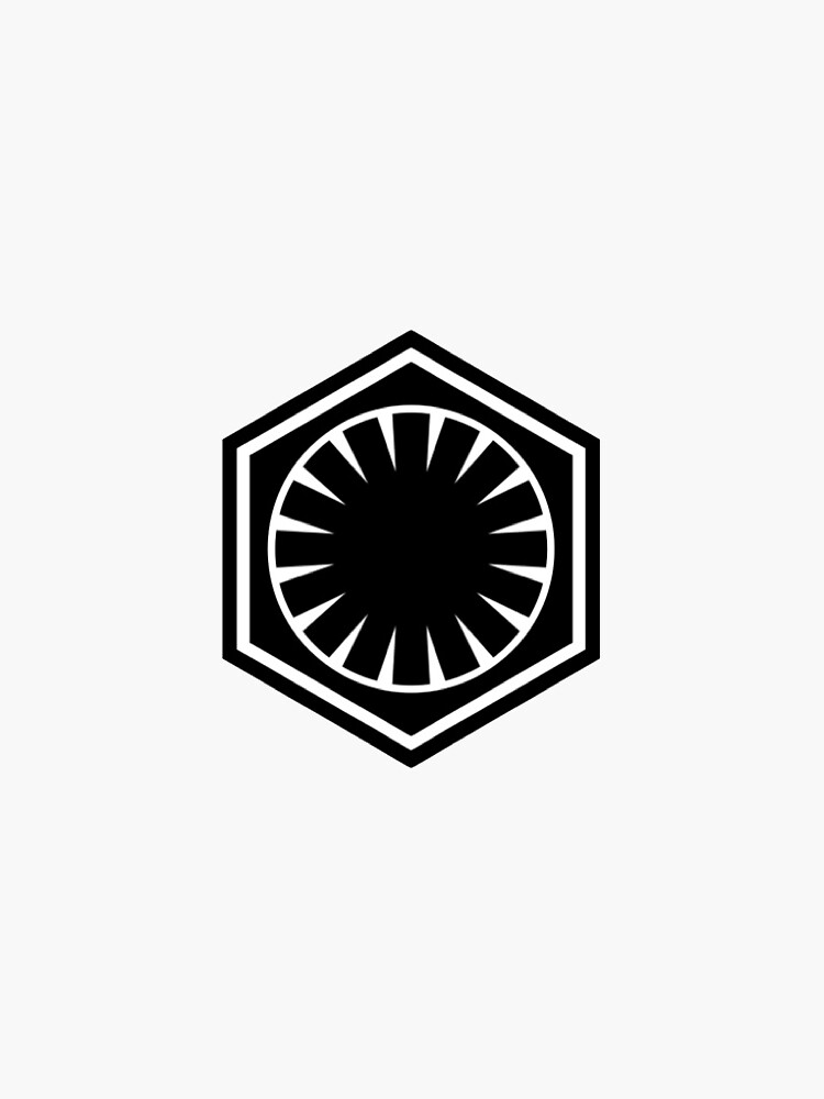 "First Order Emblem" Sticker for Sale by nydollarslice | Redbubble