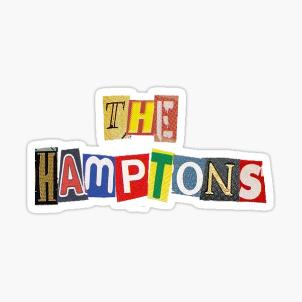 "The Hamptons" Sticker by dartydesigns | Redbubble