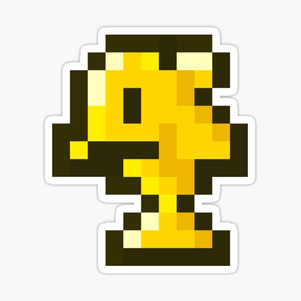 "Terraria Goldfish" Sticker by BonBonPup | Redbubble