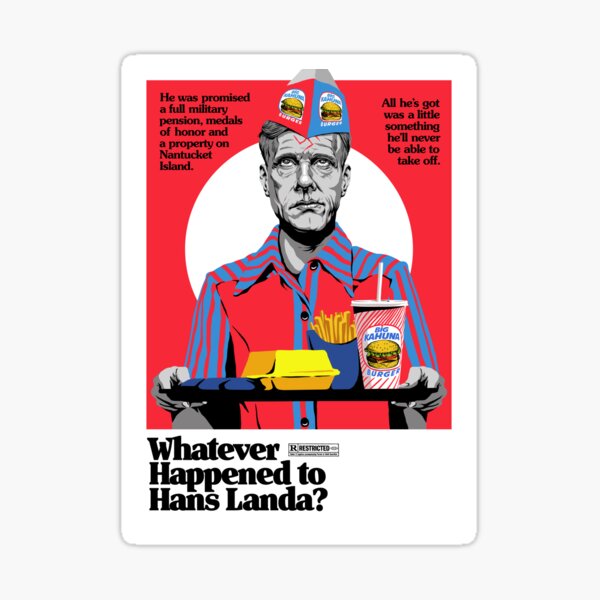 "Whatever Happened" Sticker for Sale by butcherbilly | Redbubble