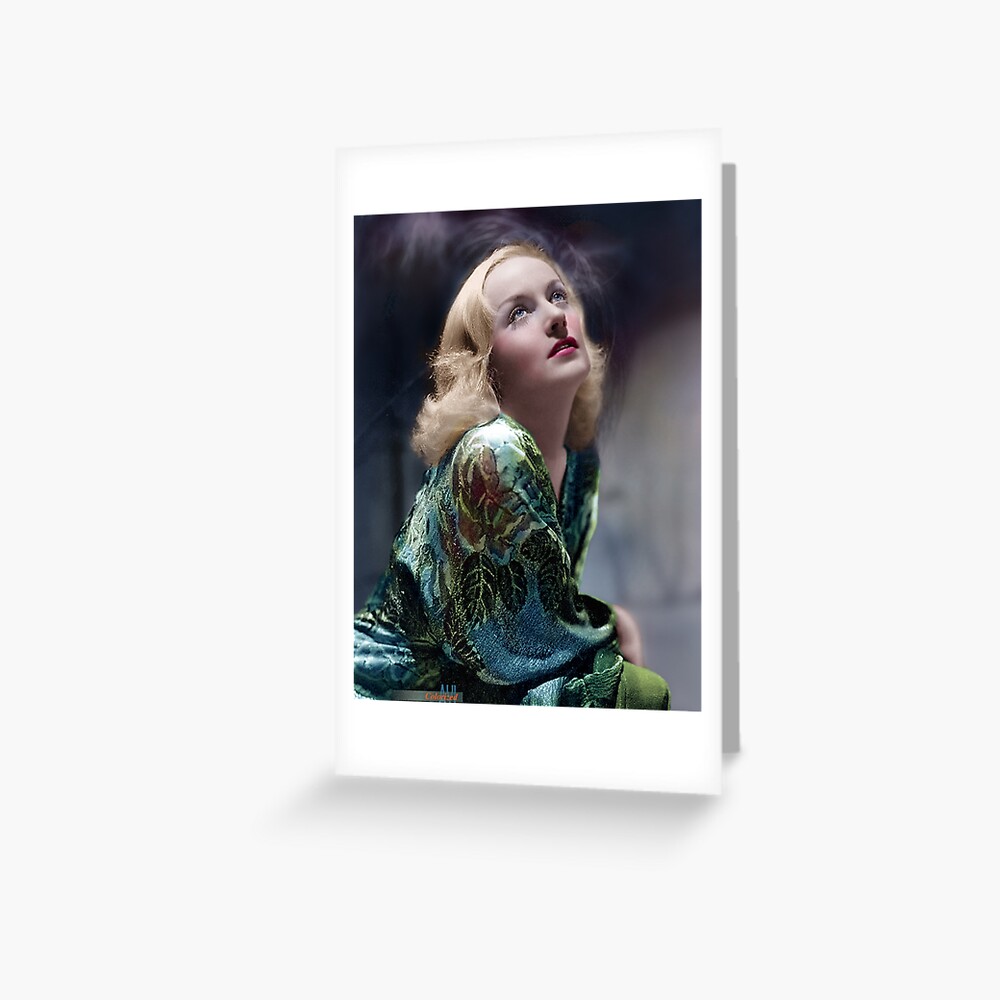 "Carole Lombard (1908 - 1942) colorized from a photo taken ca 1932 ...