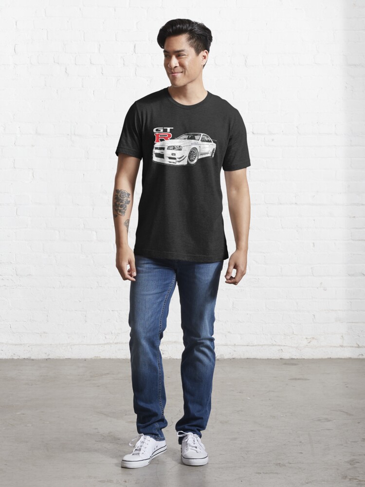 "GT-R R34 V spec N1 Skyline " T-shirt for Sale by cowtownCOWBOY ...