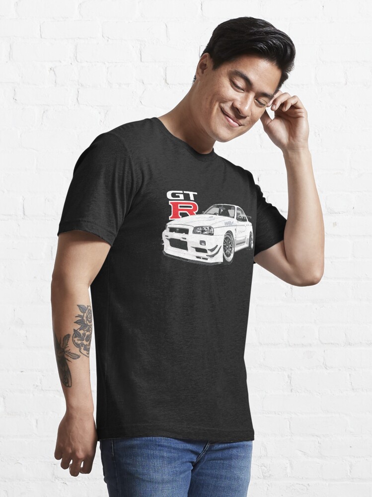 "GT-R R34 V spec N1 Skyline " T-shirt for Sale by cowtownCOWBOY ...