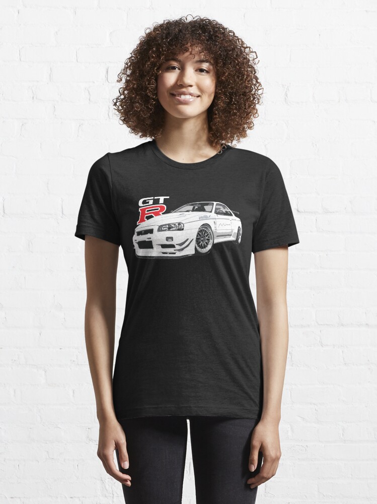 "GT-R R34 V spec N1 Skyline " T-shirt for Sale by cowtownCOWBOY ...