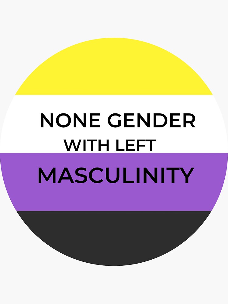 "Masc Enby" Sticker for Sale by MakaDragonTamer | Redbubble