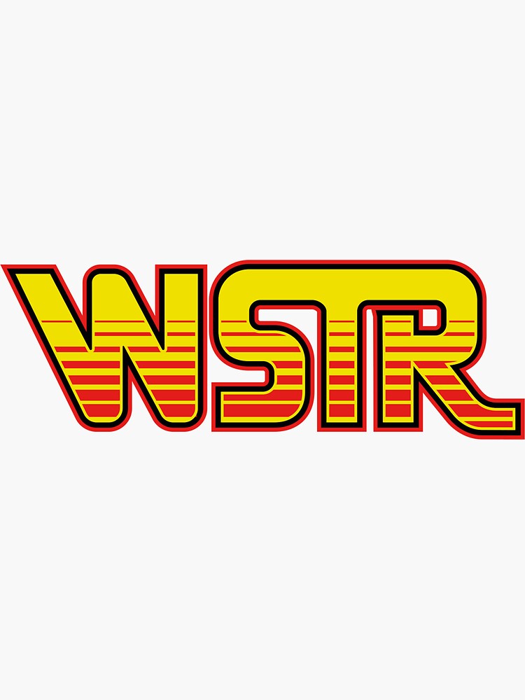 "WSTR band logo" Sticker for Sale by robbo1441 | Redbubble