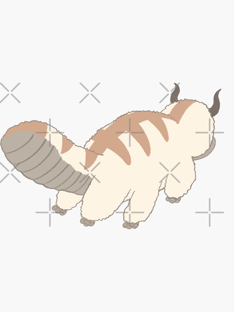 Pegatina «Appa volando» de yoitbmejess | Redbubble