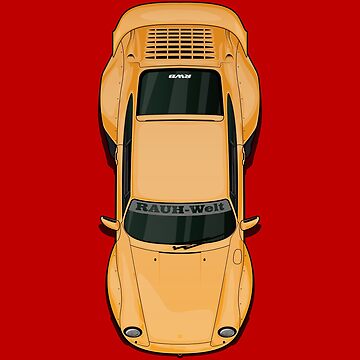 "RWB 993 yellow" Clock for Sale by OlegNaches | Redbubble