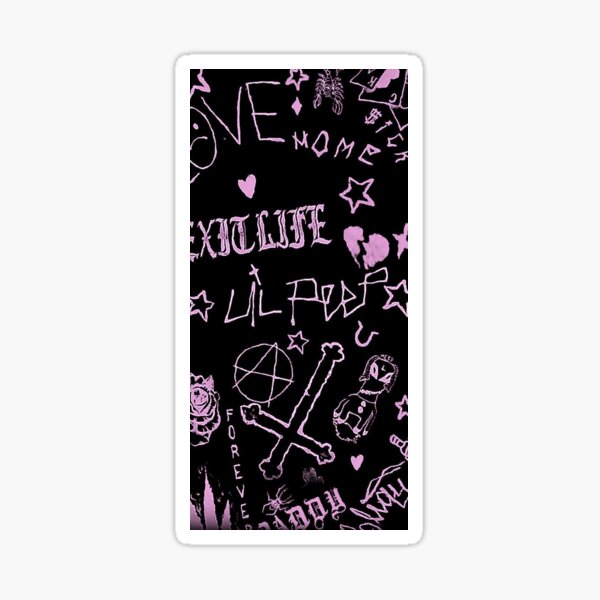 Lil Peep Tattoos Sticker By Awclinton Redbubble