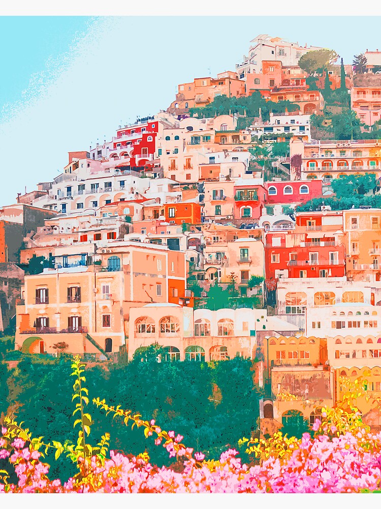 "Positano, beauty of Italy" Sticker for Sale by ErianAndre | Redbubble
