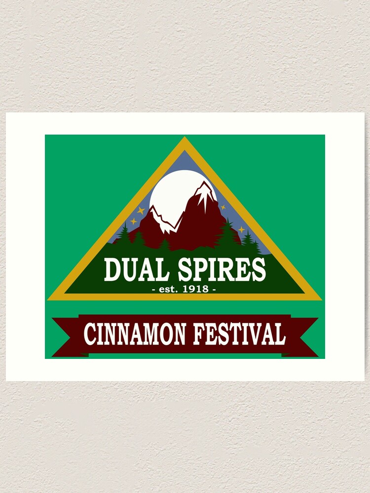 "Psych - Dual Spires Cinnamon Festival" Art Print by AndysVan | Redbubble