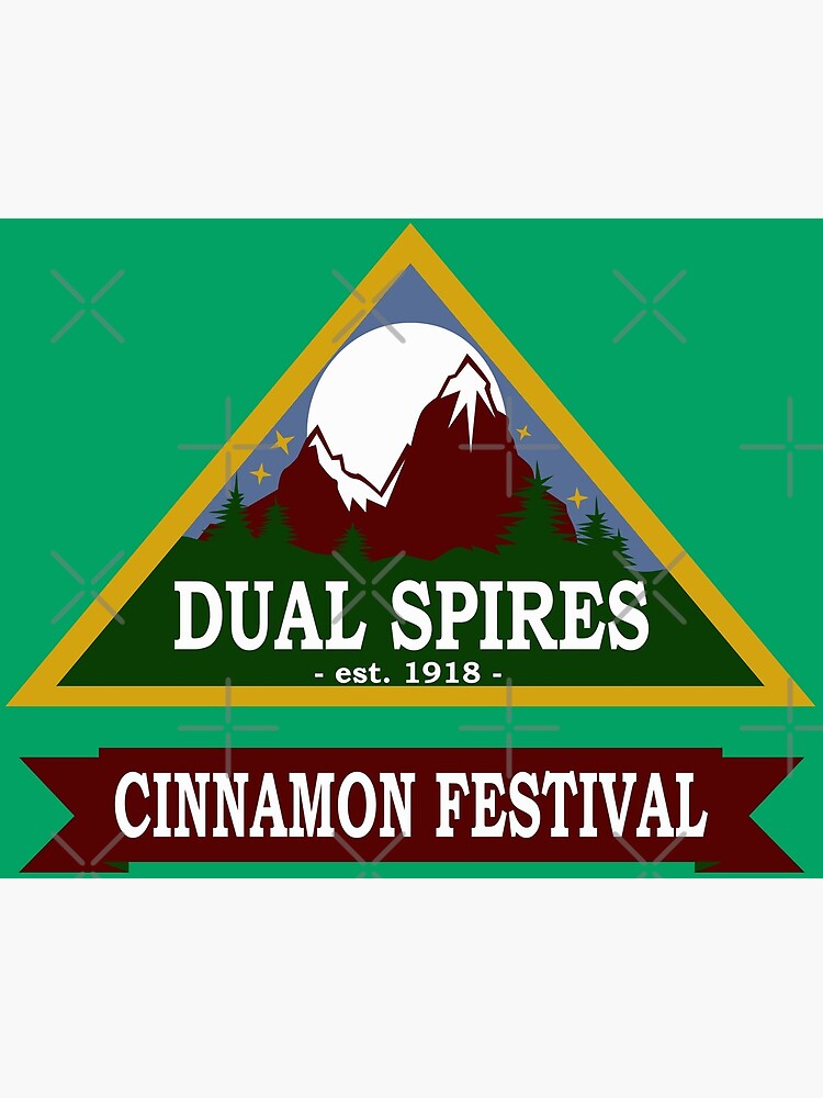 "Psych - Dual Spires Cinnamon Festival" Art Print by AndysVan | Redbubble