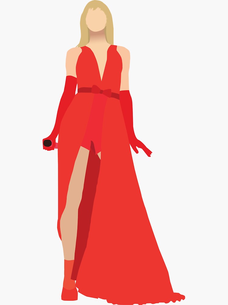 "Taylor Swift Red Album Sticker" Sticker for Sale by designsbytam ...
