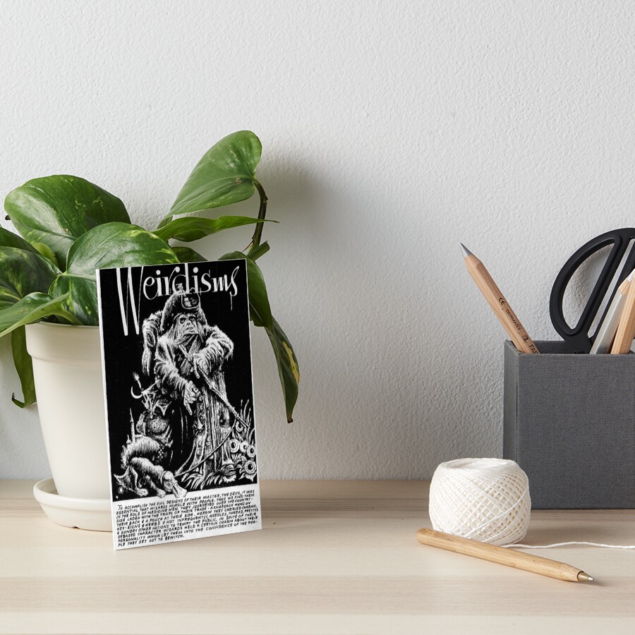 "Weird Tales" Art Board Print for Sale by MoonMausoleum | Redbubble