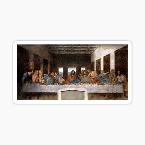 "last Supper" Sticker for Sale by flourpacket | Redbubble