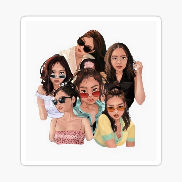 "the jennies " Sticker by oopsalbers | Redbubble
