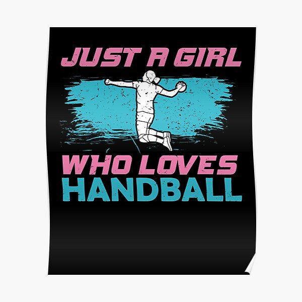 Handball Girl Posters | Redbubble