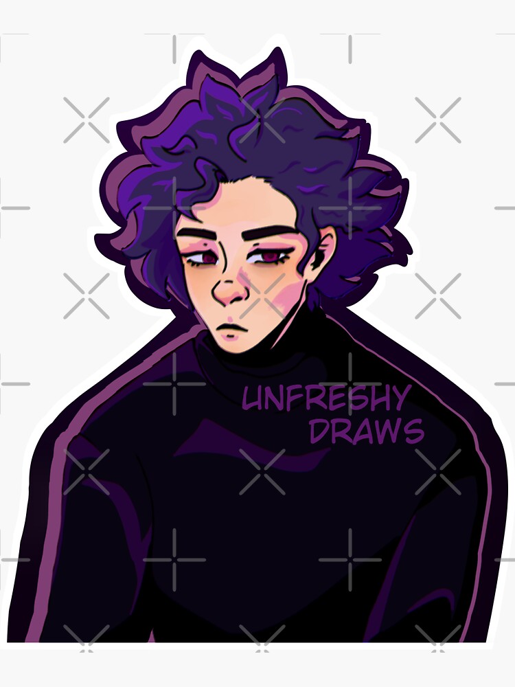 "Shinsou Hitoshi boarder sticker" Sticker for Sale by UnfreshyDraws ...