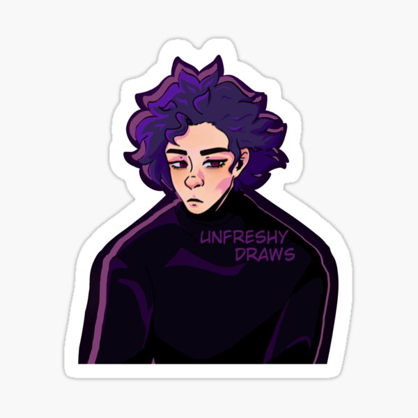 "Shinsou Hitoshi boarder sticker" Sticker for Sale by UnfreshyDraws ...