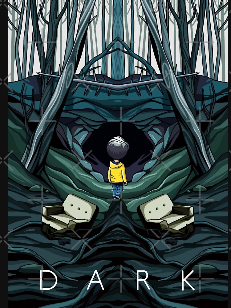 "DARK fan poster" T-shirt for Sale by MarcoPolok | Redbubble | dark ...