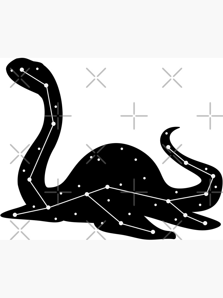 "Loch Ness Monster Constellation" Poster by inotyler | Redbubble