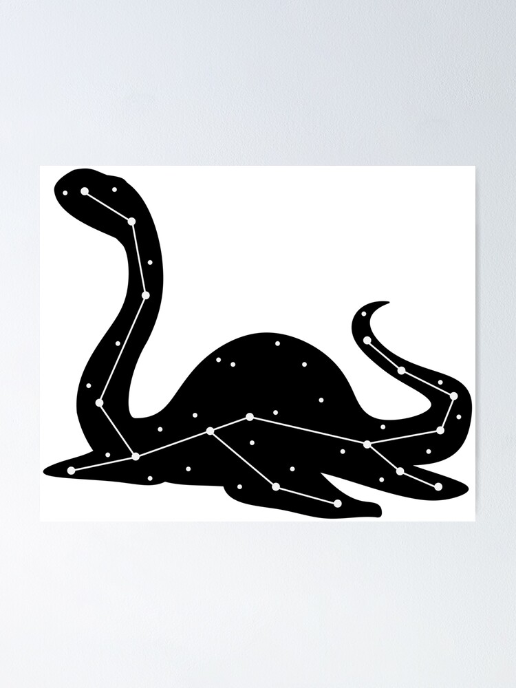 "Loch Ness Monster Constellation" Poster by inotyler | Redbubble