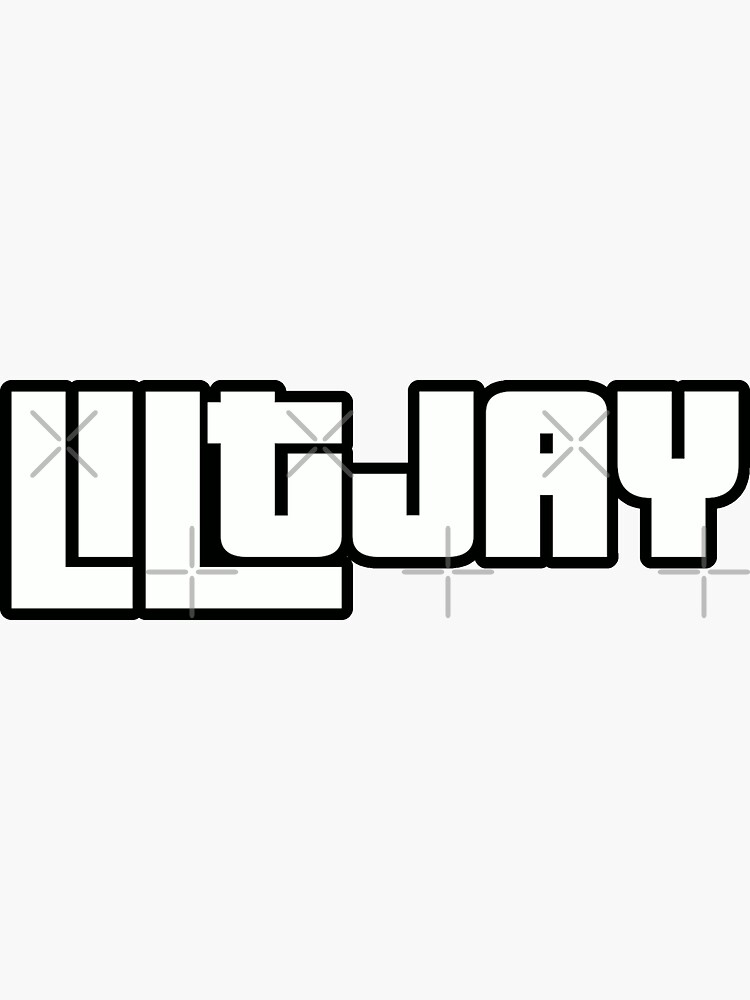 "Lil Tjay (GTA Font)" Sticker for Sale by SilvaDesigns | Redbubble
