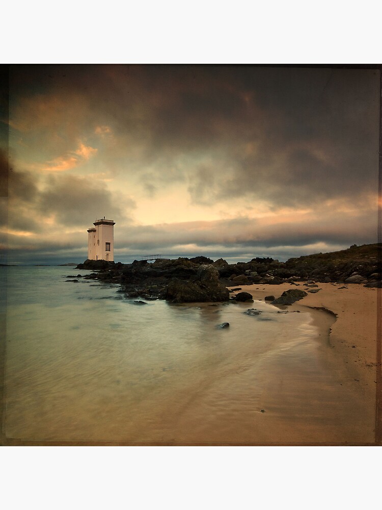 "Port Ellen Lighthouse" Framed Art Print for Sale by Linlove | Redbubble