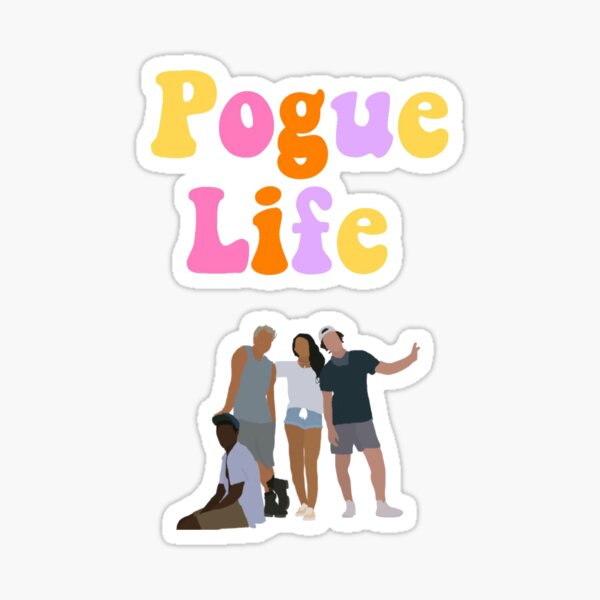"Pogue Life - Aesthetic Outer Banks Collage" Sticker for Sale by auror ...