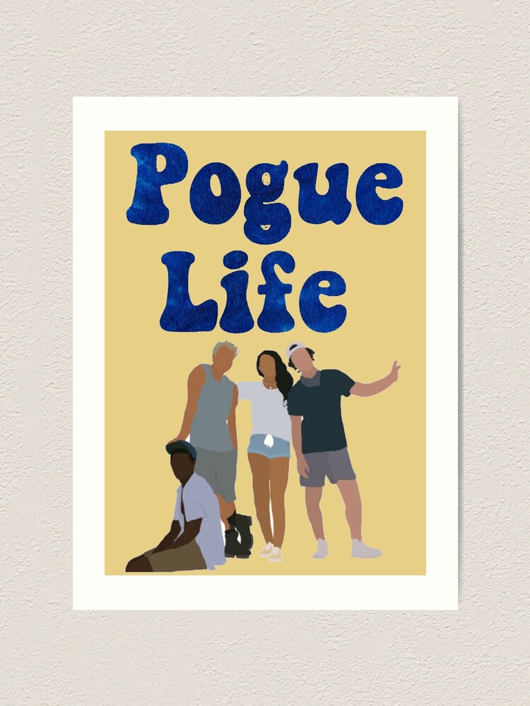 "Blue Pogue Life - Aesthetic Outer Banks Collage" Art Print for Sale by ...