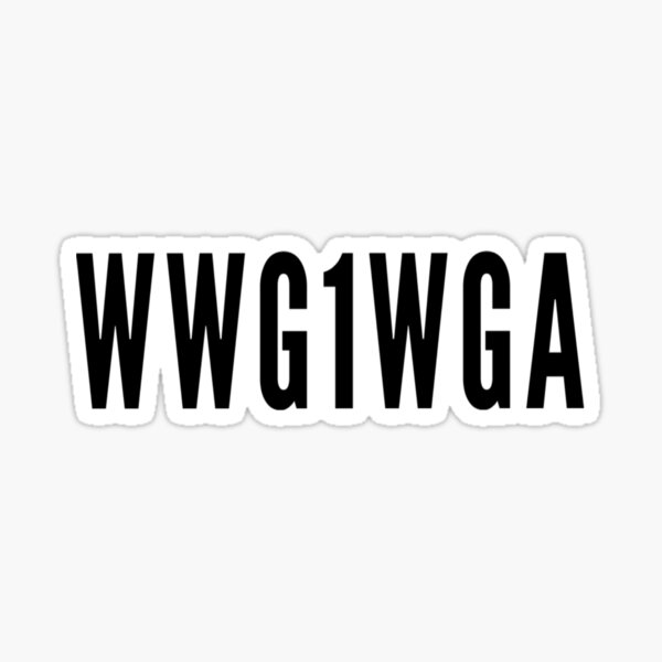 Wwg1wga Stickers | Redbubble