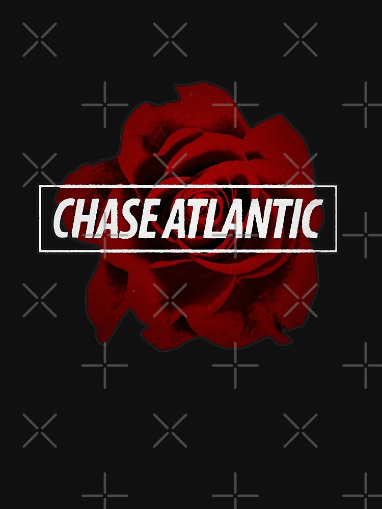 "Chase Atlantic Rose Logo Black" T-shirt for Sale by xSMxSerena ...