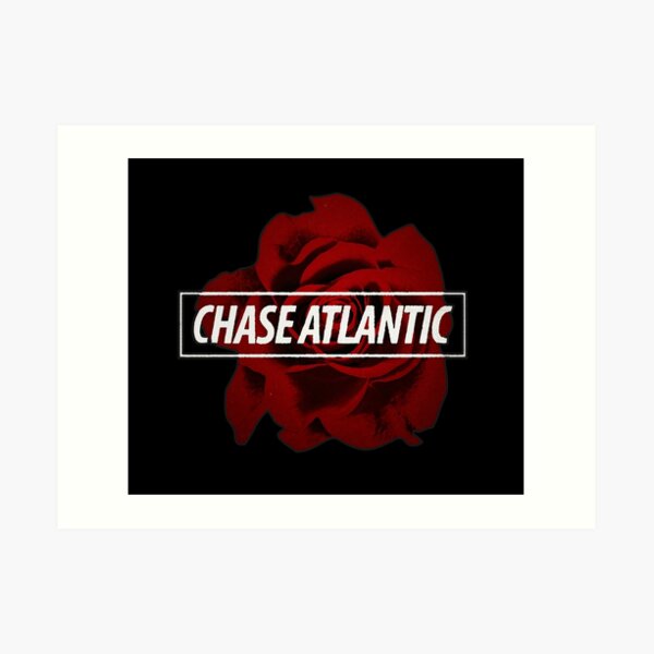 "Chase Atlantic Rose Logo Black" Art Print by xSMxSerena | Redbubble