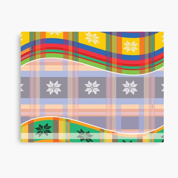 "Awesome Cloth Pattern - Philippine Native Patadyong" Canvas Print by ...