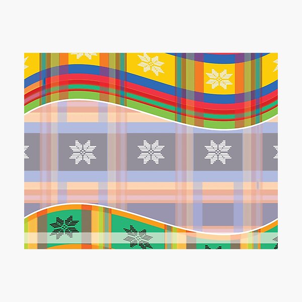 "Awesome Cloth Pattern - Philippine Native Patadyong" Photographic ...
