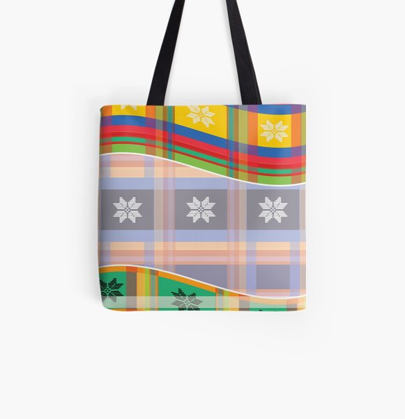 "Awesome Cloth Pattern - Philippine Native Patadyong" Tote Bag for Sale ...