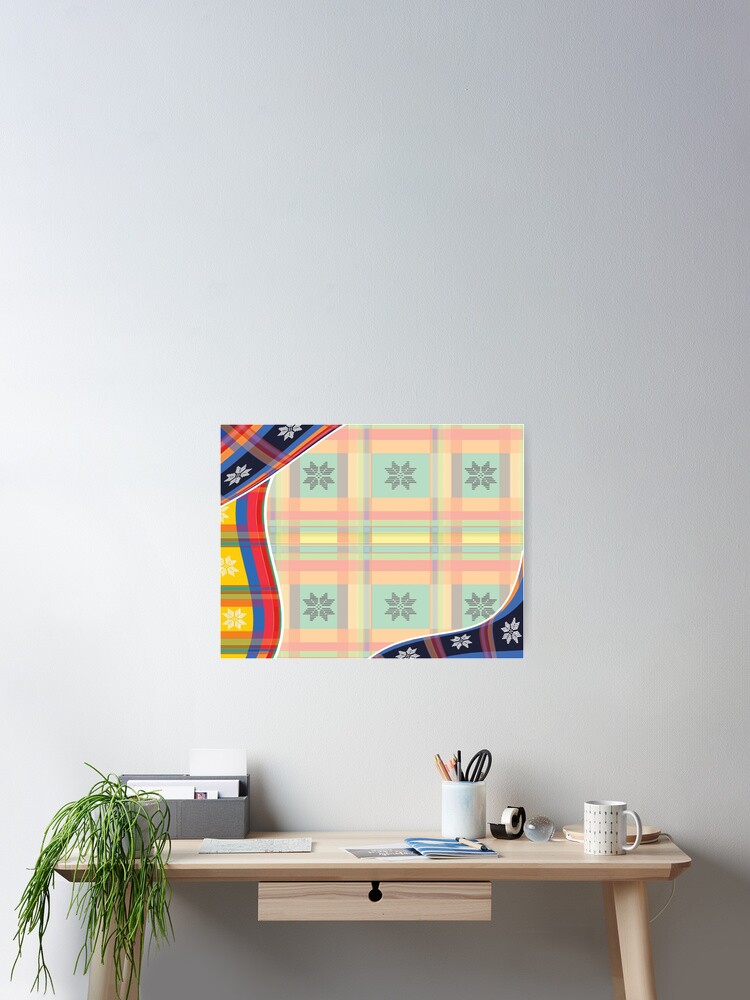 "Amazing Cloth Pattern - Philippine Native Patadyong 2" Poster for Sale ...