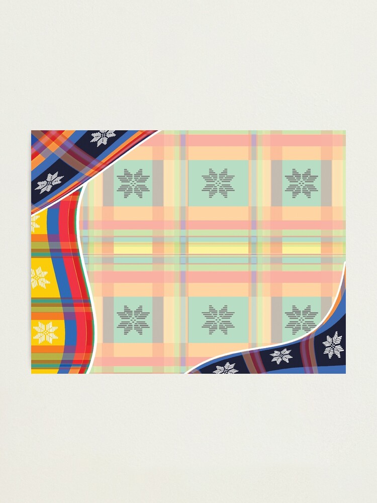 "Amazing Cloth Pattern - Philippine Native Patadyong 2" Photographic ...