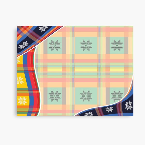 "Amazing Cloth Pattern - Philippine Native Patadyong 2" Canvas Print ...