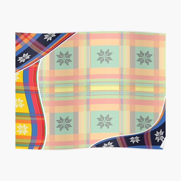 "Amazing Cloth Pattern - Philippine Native Patadyong 2" Poster for Sale ...