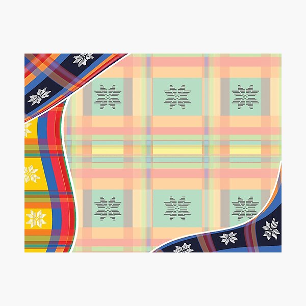 "Amazing Cloth Pattern - Philippine Native Patadyong 2" Photographic ...