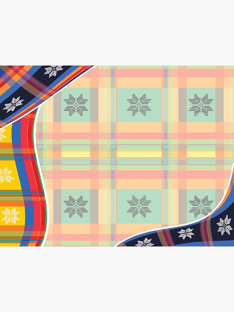 "Amazing Cloth Pattern - Philippine Native Patadyong 2" Sticker for ...