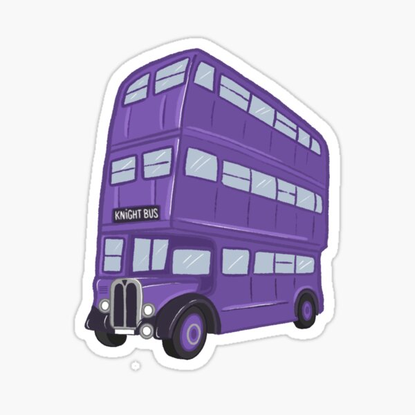 "The knight bus" Sticker for Sale by SplendidArt | Redbubble