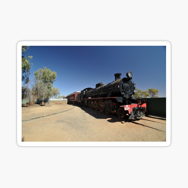 "Old Ghan Steam Train, Australia 2019" Sticker for Sale by muz2142 ...