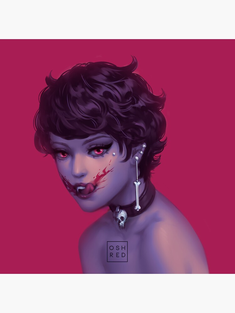 "Fame" Sticker by oshRED | Redbubble