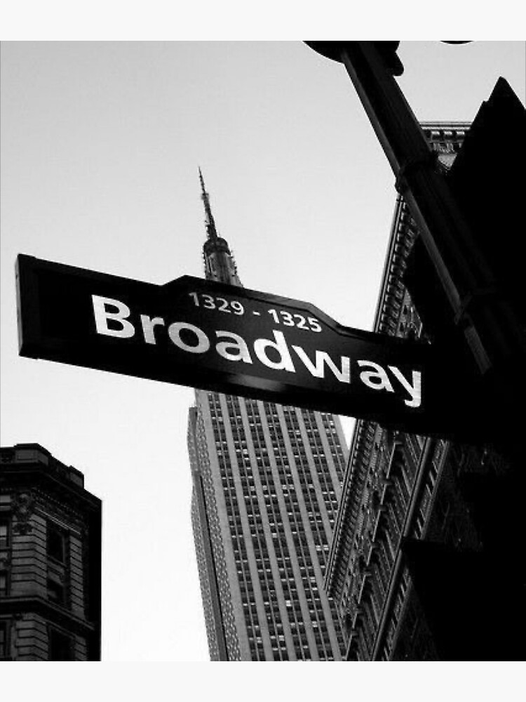 "Broadway" Sticker by asun5 | Redbubble