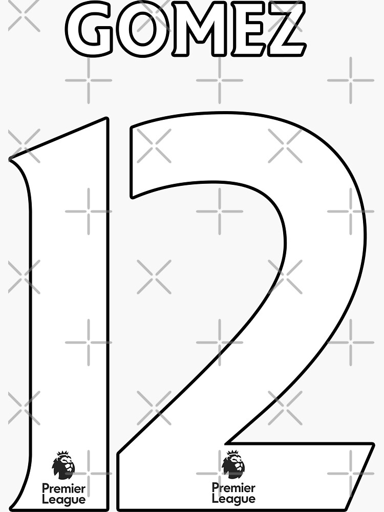 "Number 12" Sticker for Sale by 1984EFC | Redbubble
