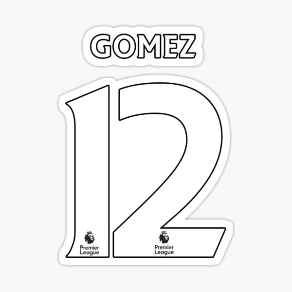 "Number 12" Sticker for Sale by 1984EFC | Redbubble