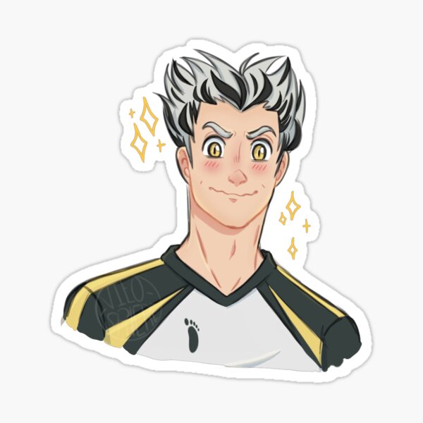 "Haikyuu!! Bokuto Koutarou " Sticker by vieosphere | Redbubble