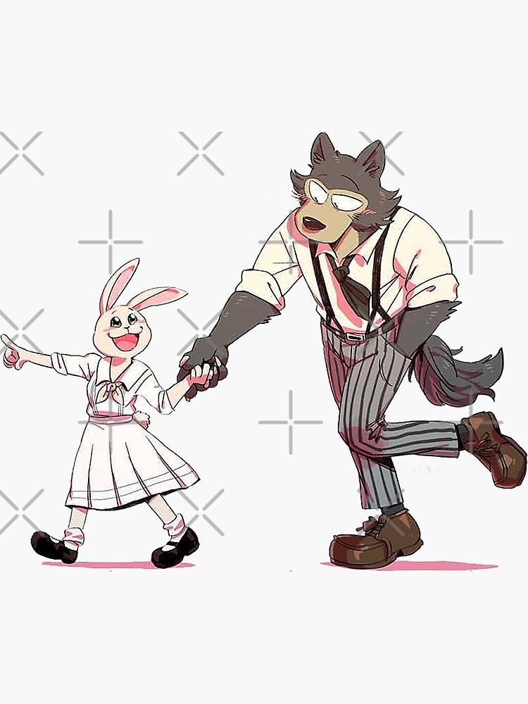 "Beastars family" Sticker by Ogrimar | Redbubble